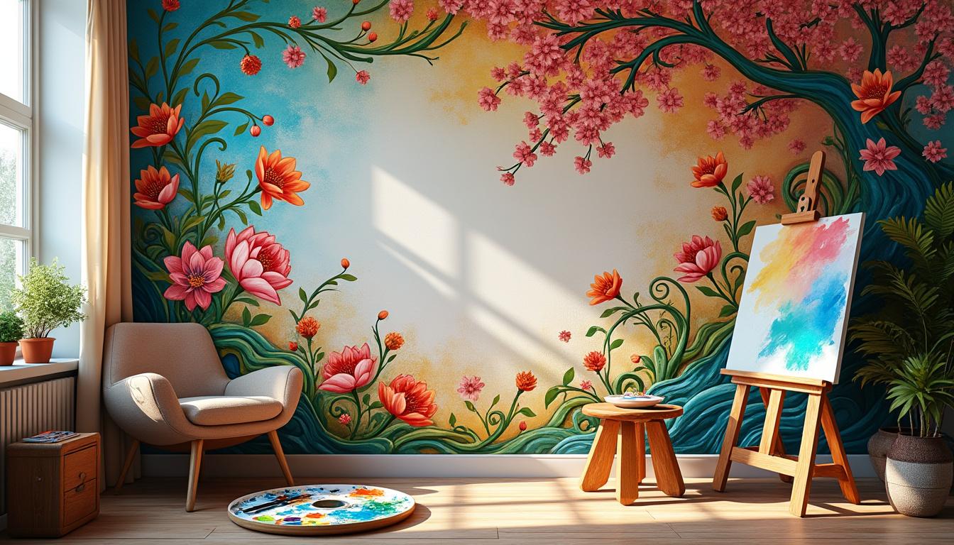 La peinture à la main : une façon unique de décorer vos murs