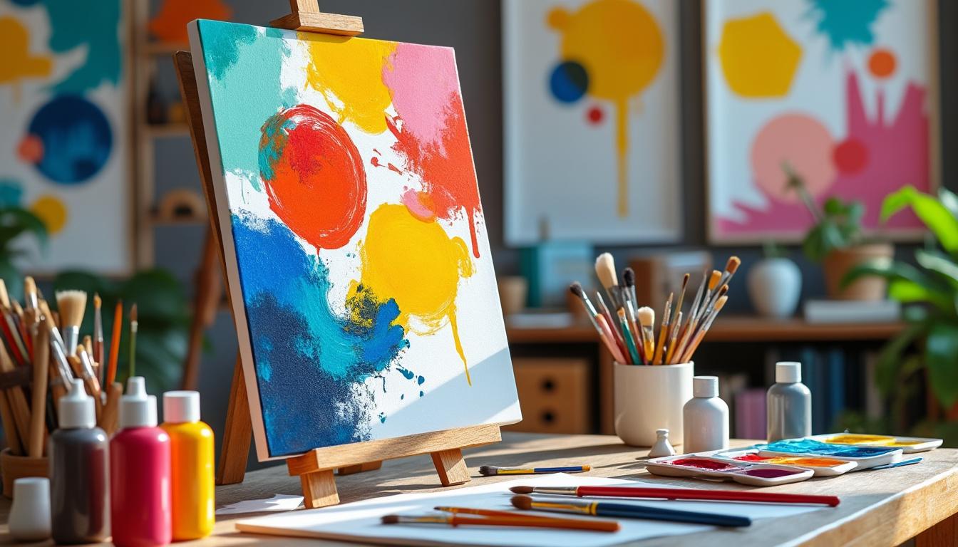 Peinture acrylique 2025 : astuces simples pour débutants